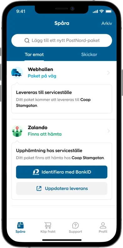 Find delivery day | PostNord