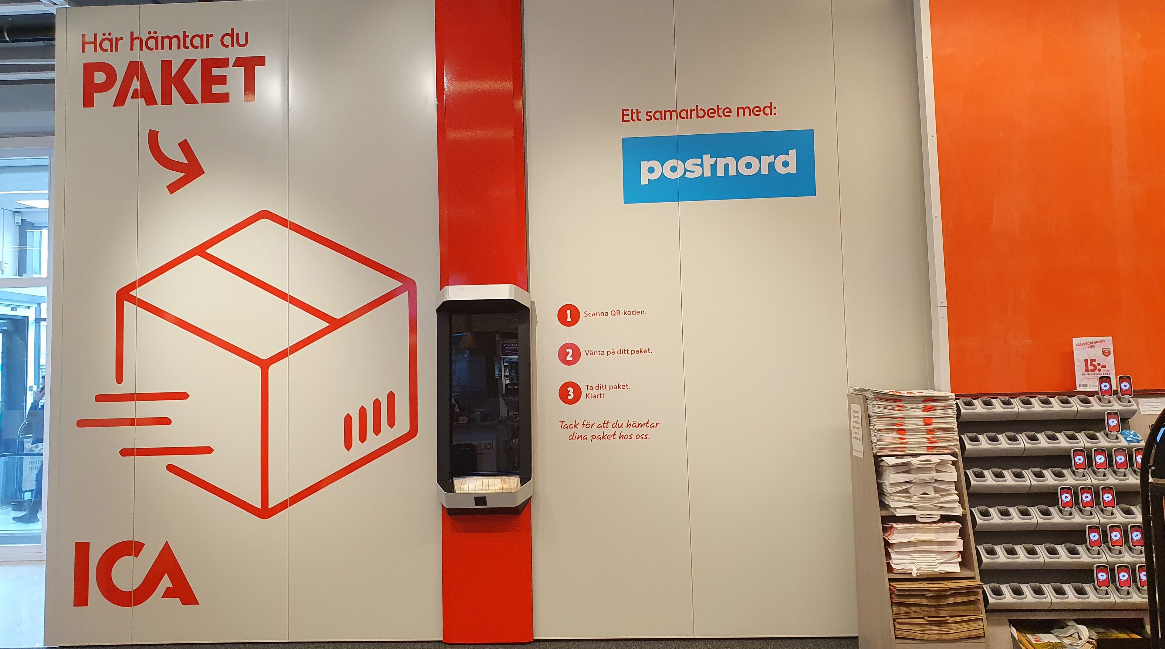 Kunderna slipper köa med nya robotskåpen | PostNord